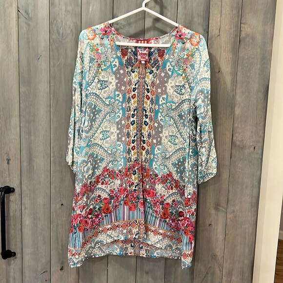 Johnny Was | Tops | Johnny Was Boho Tunic | Poshmark
